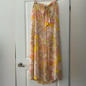 Modcloth | Pants & Jumpsuits | Modcloth Size 4x Paisley Groovy Chiffon ...